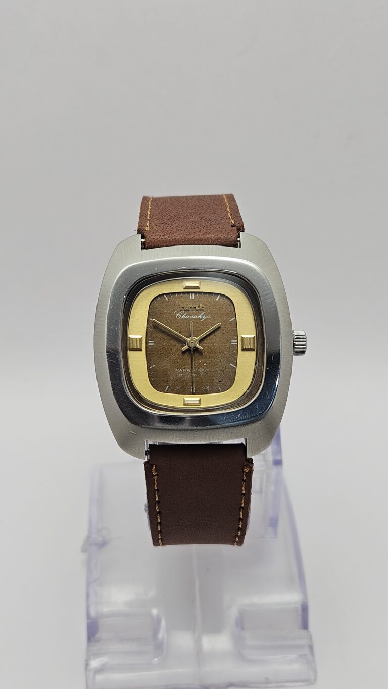 Vintage HMT Chanakya Hand Winding Watch - Time Ticks